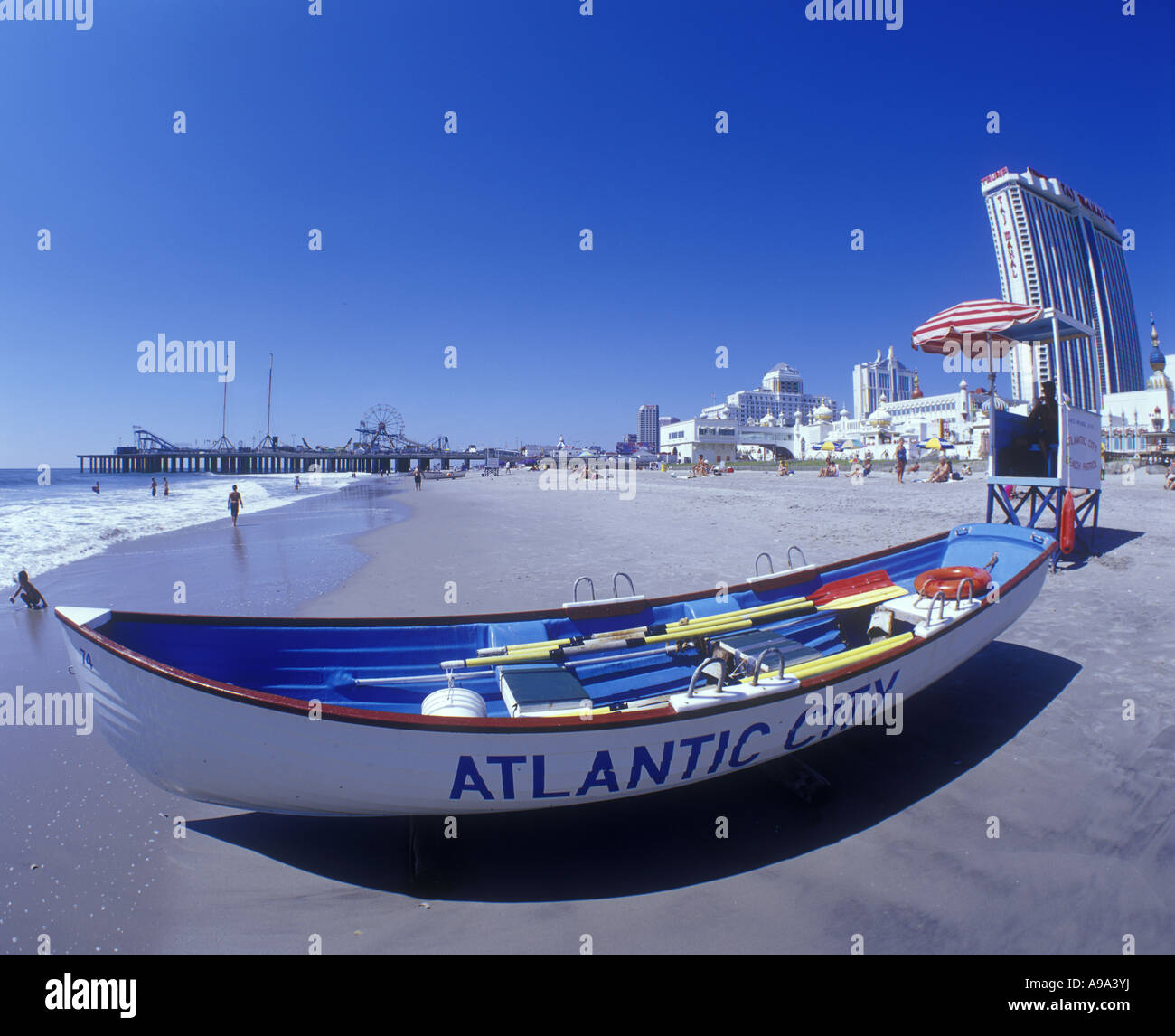 Lifeguard Row Boat Beach High Resolution Stock Photography and Images ...