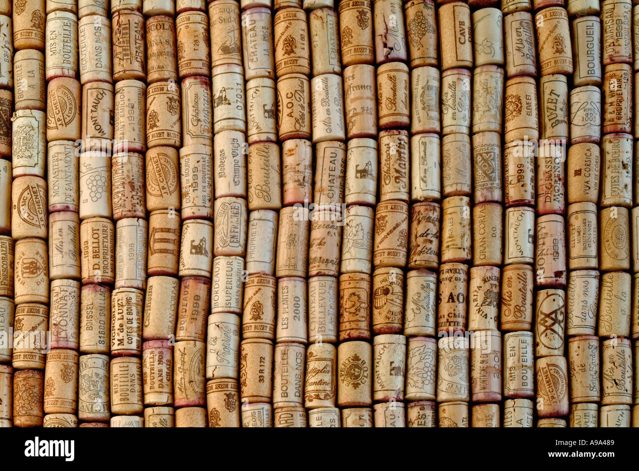 Red wine corks Stock Photo - Alamy