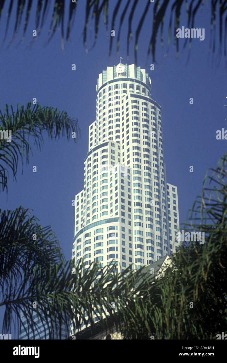 FIRST INTERSTATE WORLD CENTER LOS ANGELES CALIFORNIA USA Stock Photo ...