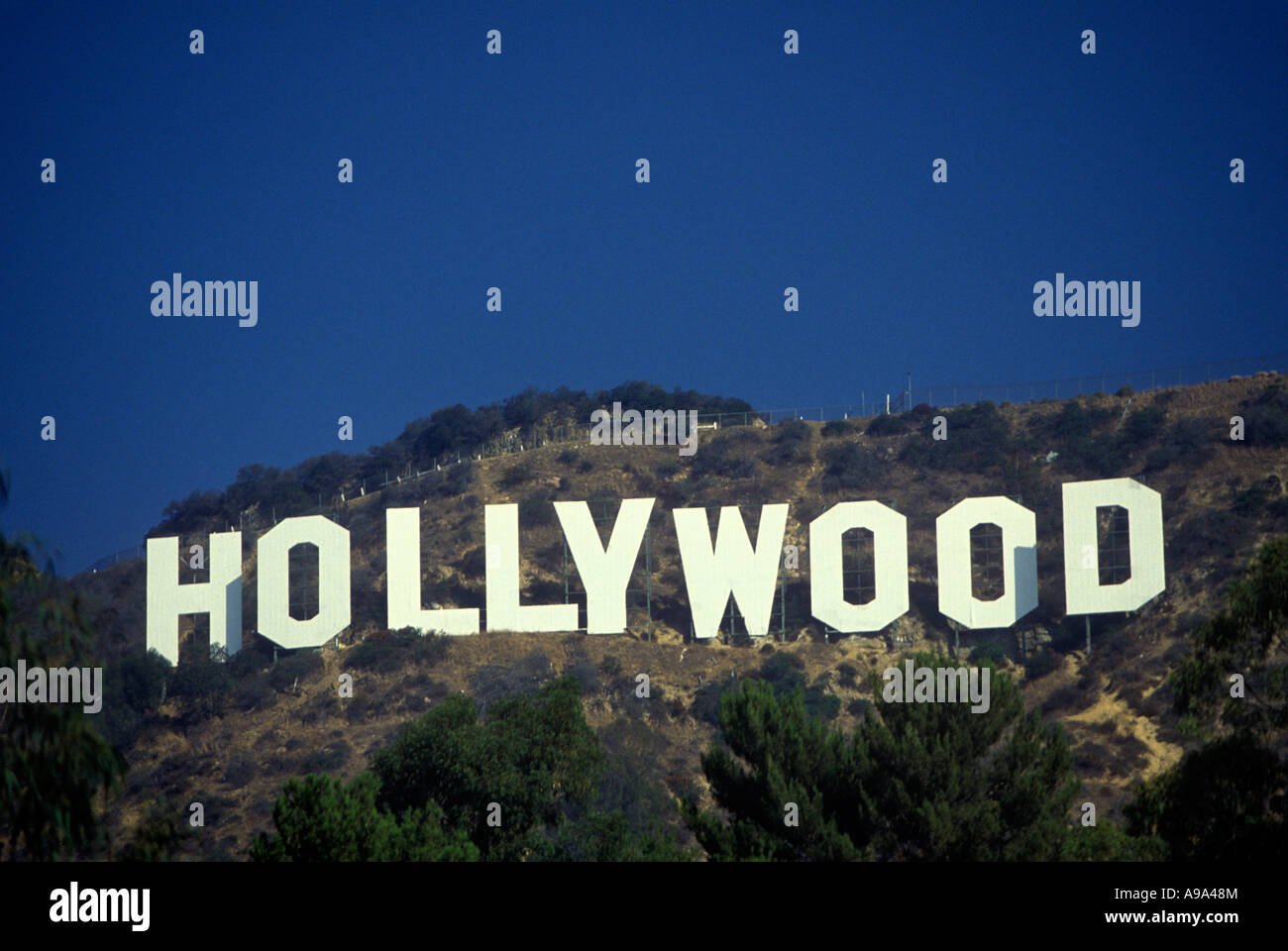 HOLLYWOOD SIGN (©THOMAS FISK GOFF 1978) MOUNT LEE HOLLYWOOD HILLS ...
