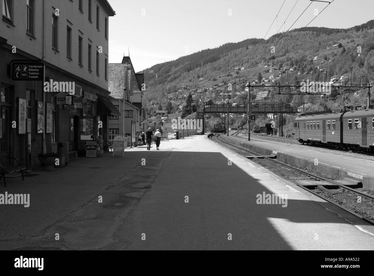 Scandinavia railway Black and White Stock Photos & Images - Alamy