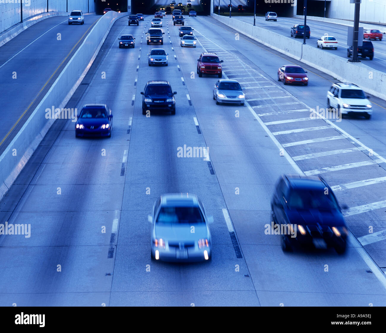 HIGHWAY TRAFFIC INTERSTATE 76 PHILADELPHIA PENNSYLVANIA USA Stock Photo ...