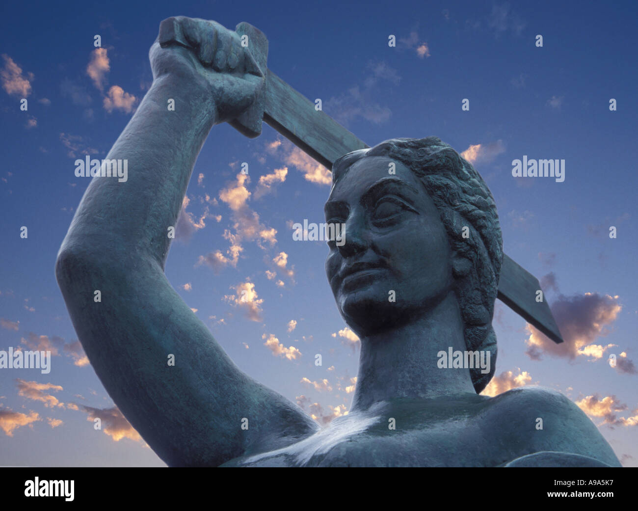 Poland Warsaw Mermaid Syrena A statue by Ludwika Nitschowa on the ...