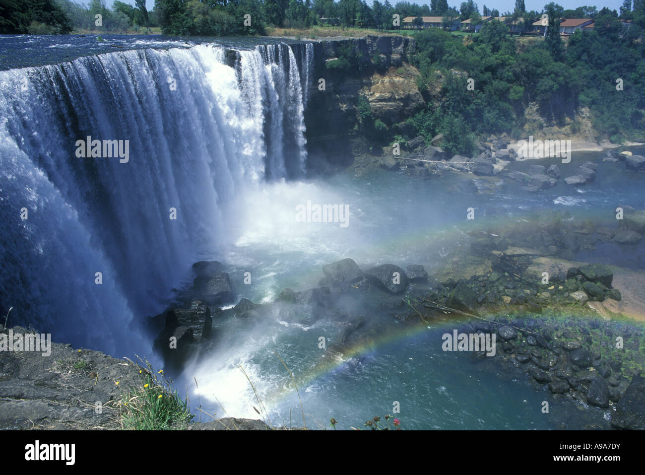 SALTO DEL LAJA WATERFALLS OCTAVA REGION VIII CHILE Stock Photo - Alamy