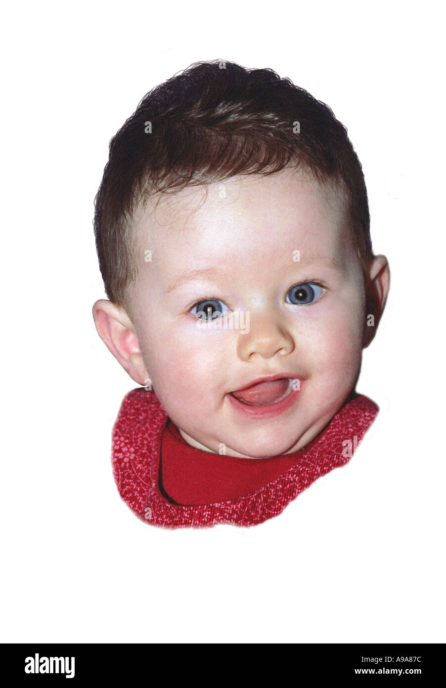 A Happy Baby Girl Stock Photo - Alamy