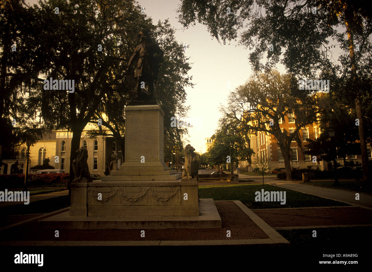CHIPPEWA SQUARE SAVANNAH GEORGIA USA Stock Photo - Alamy