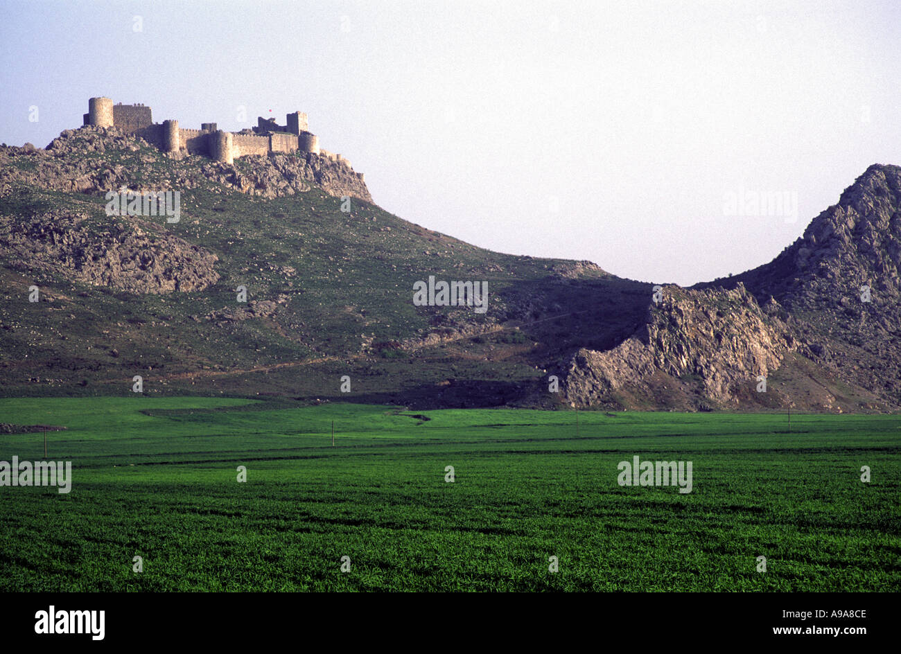 Snake castle or Yilankale from the access road with its accompanying ...