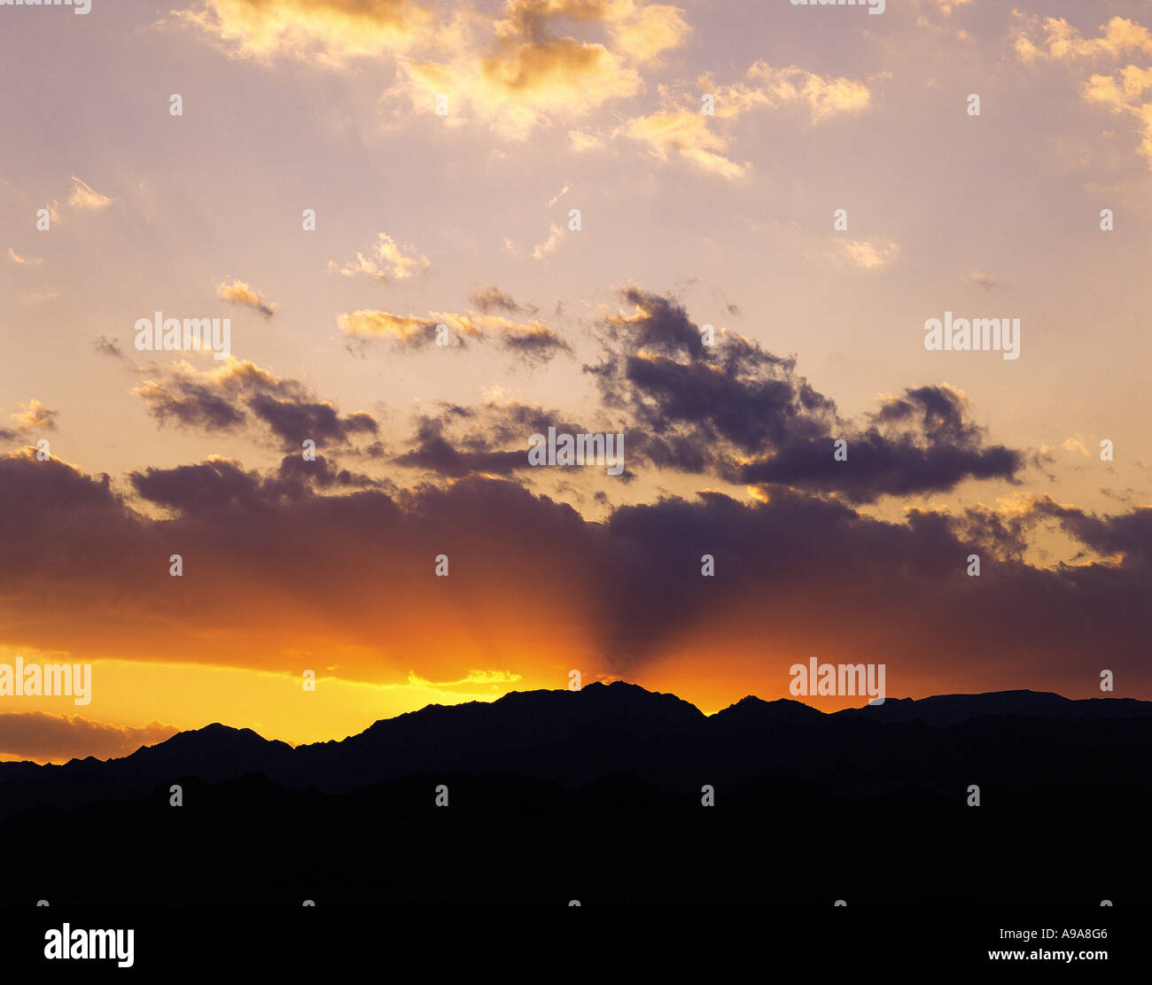 Negev Desert Sunset