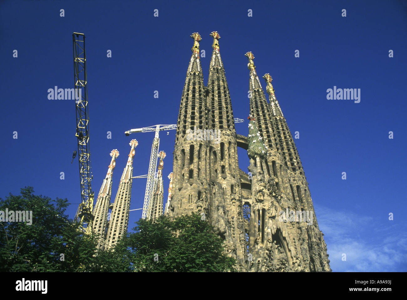 1993 HISTORICAL NATIVITY FACADE SAGRADA FAMILIA BASILICA (©ANTONI GAUDI ...