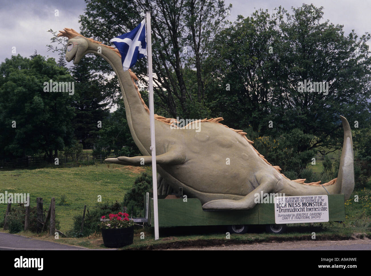 Scotland Loch Ness monster Nessie Stock Photo - Alamy