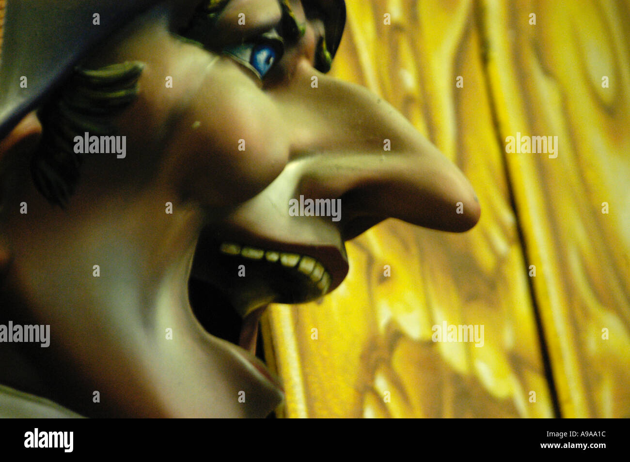 Float head Mardi gras world New Orleans Louisannia Stock Photo - Alamy