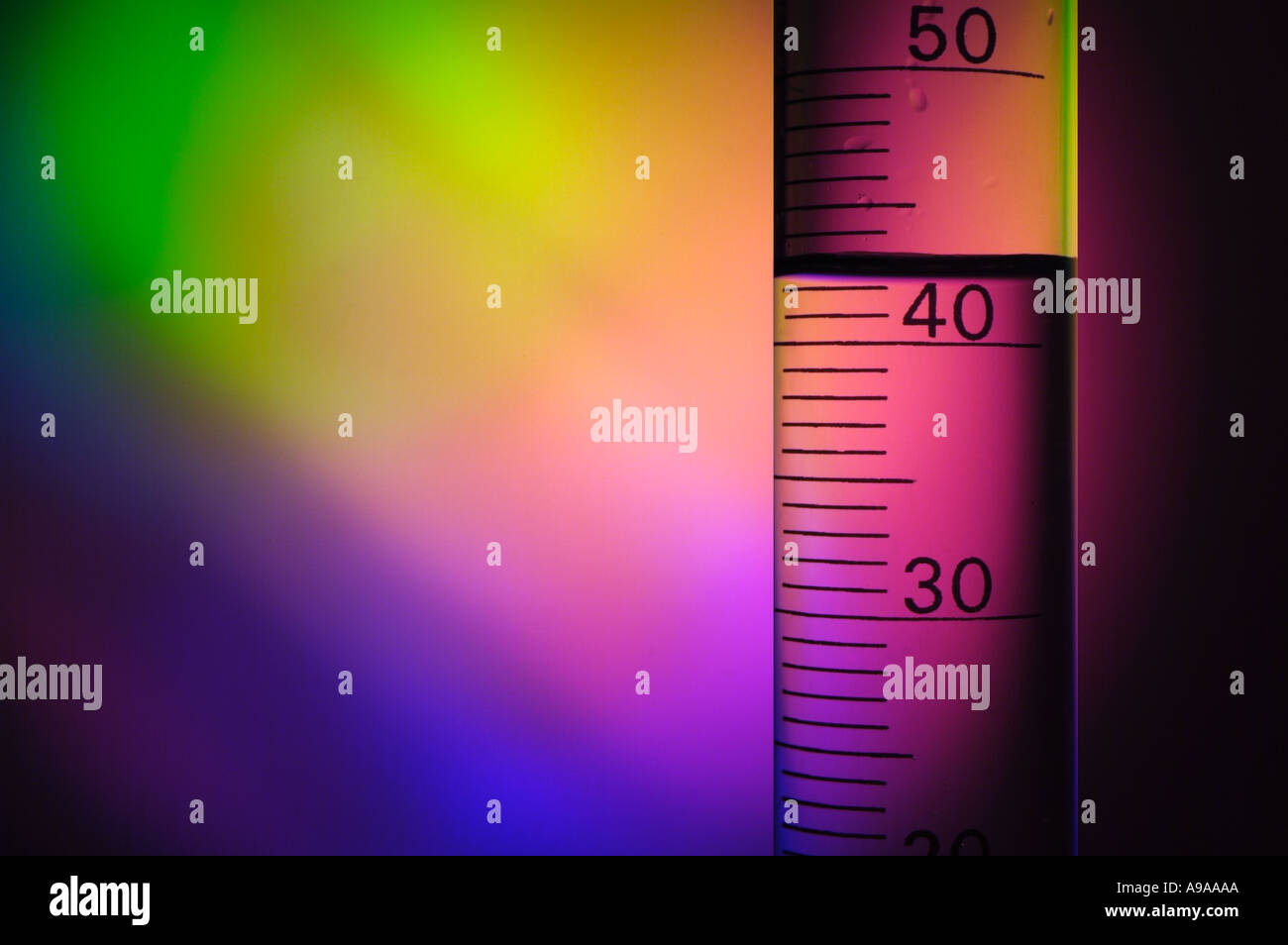 Scientific Measuring Cylinder Stock Photo - Alamy