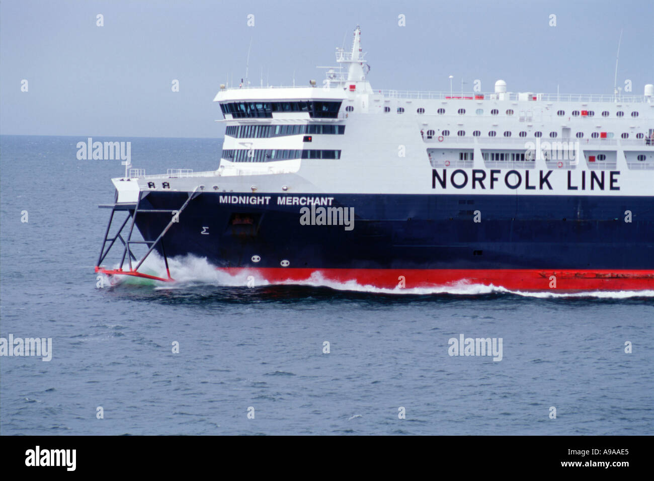 Norfolk Line Ferry approaching Dover Western Docks England UK Stock ...
