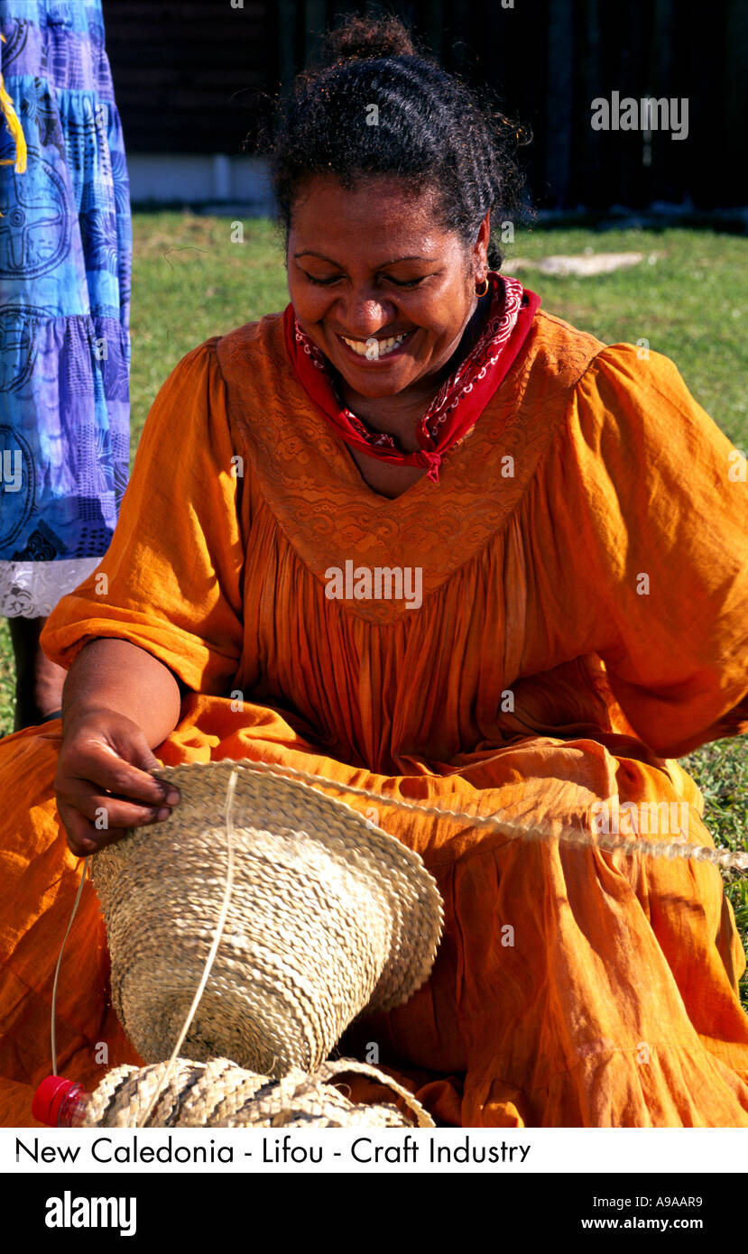 New Caledonia Lifou Craft Industry Stock Photo - Alamy