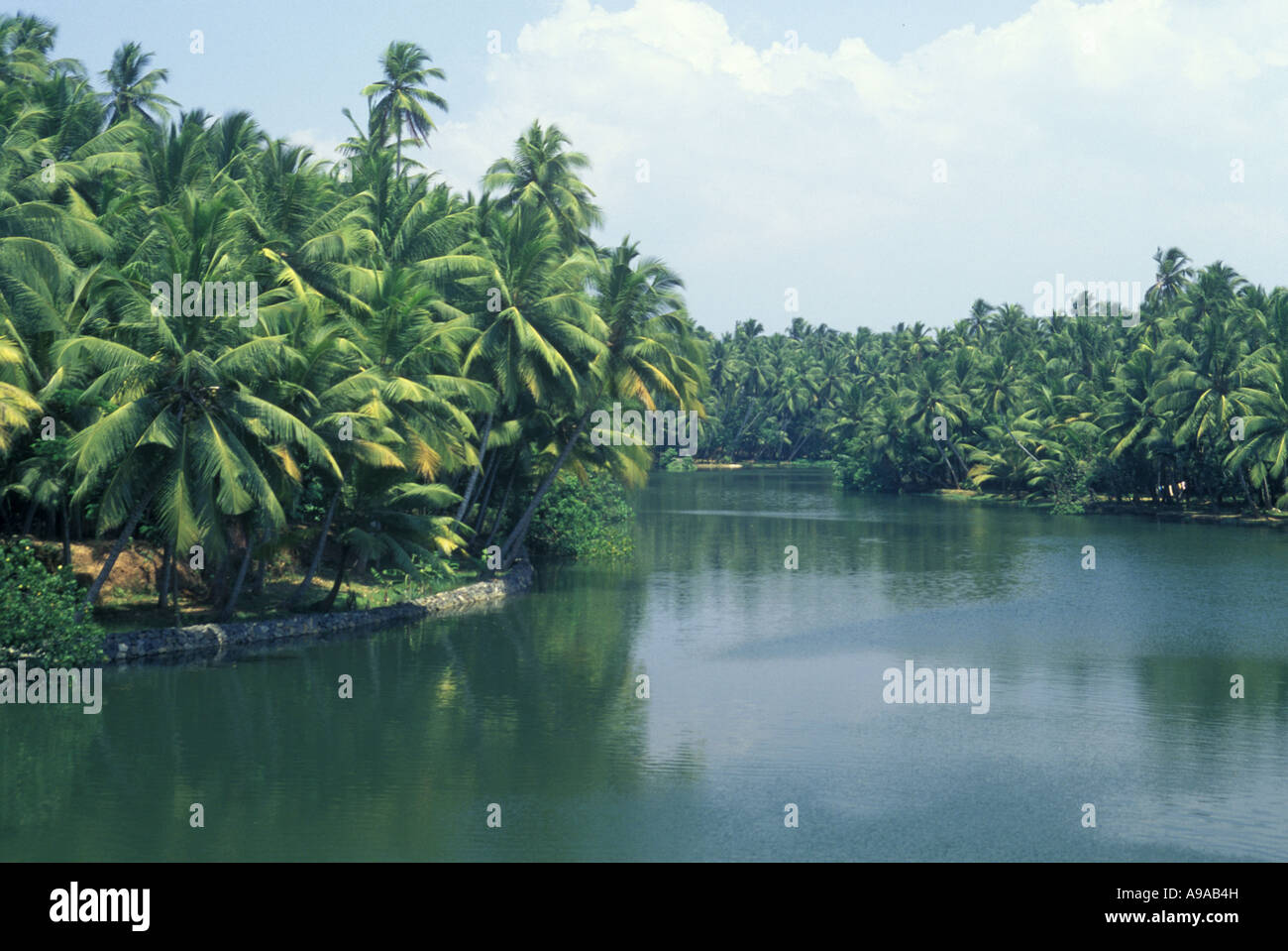 BACKWATERS KERALA INDIA Stock Photo - Alamy