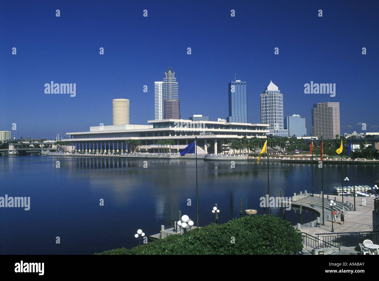 WATERFRONT CONVENTION CENTER TAMPA SKYLINE FLORIDA USA Stock Photo - Alamy