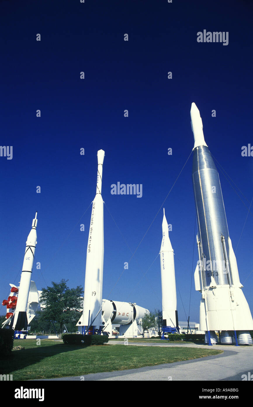 ROCKET GARDEN SPACEPORT USA KENNEDY SPACE CENTER FLORIDA USA Stock ...