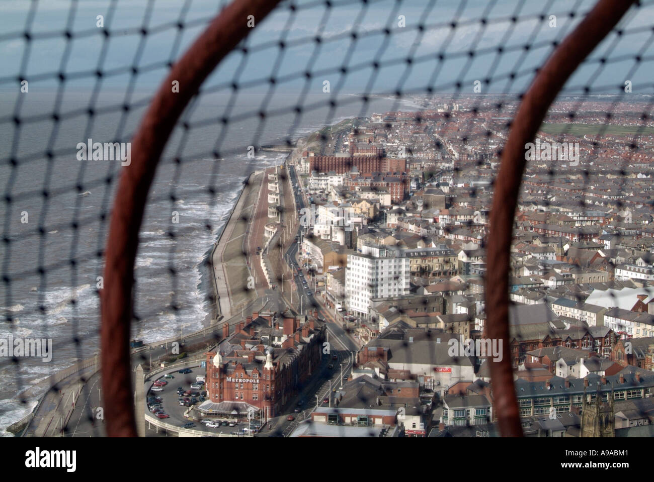view from top of Blackpool tower Stock Photo - Alamy