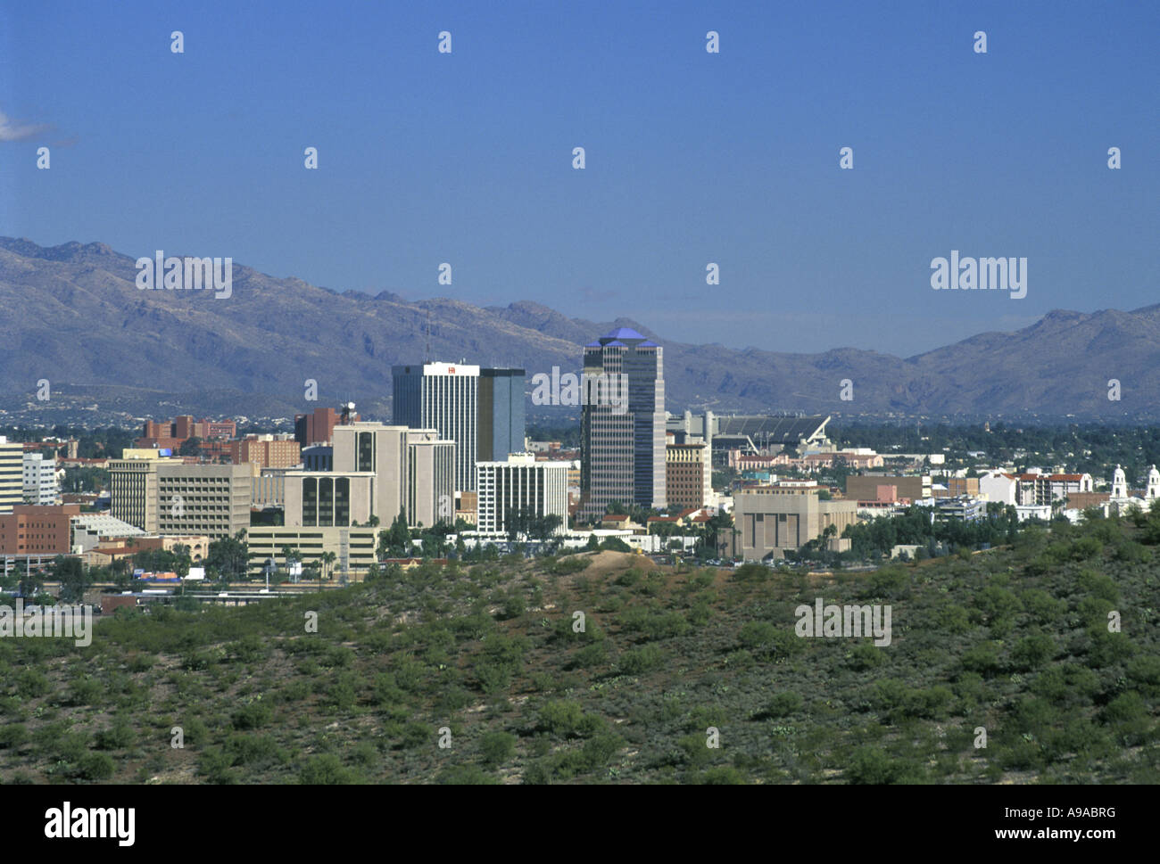 DOWNTOWN SKYLINE TUCSON ARIZONA USA Stock Photo - Alamy