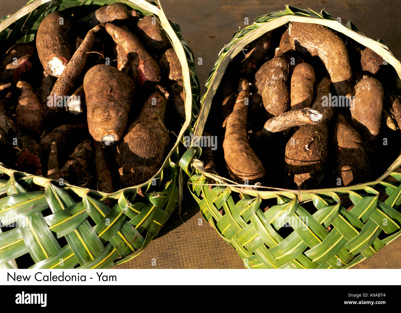 New Caledonia Yam Stock Photo - Alamy