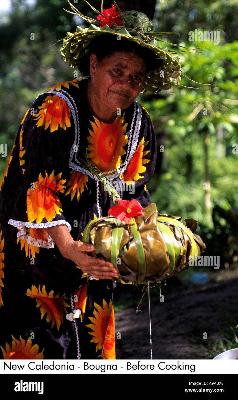 New Caledonia Bougna Before Cooking Stock Photo - Alamy