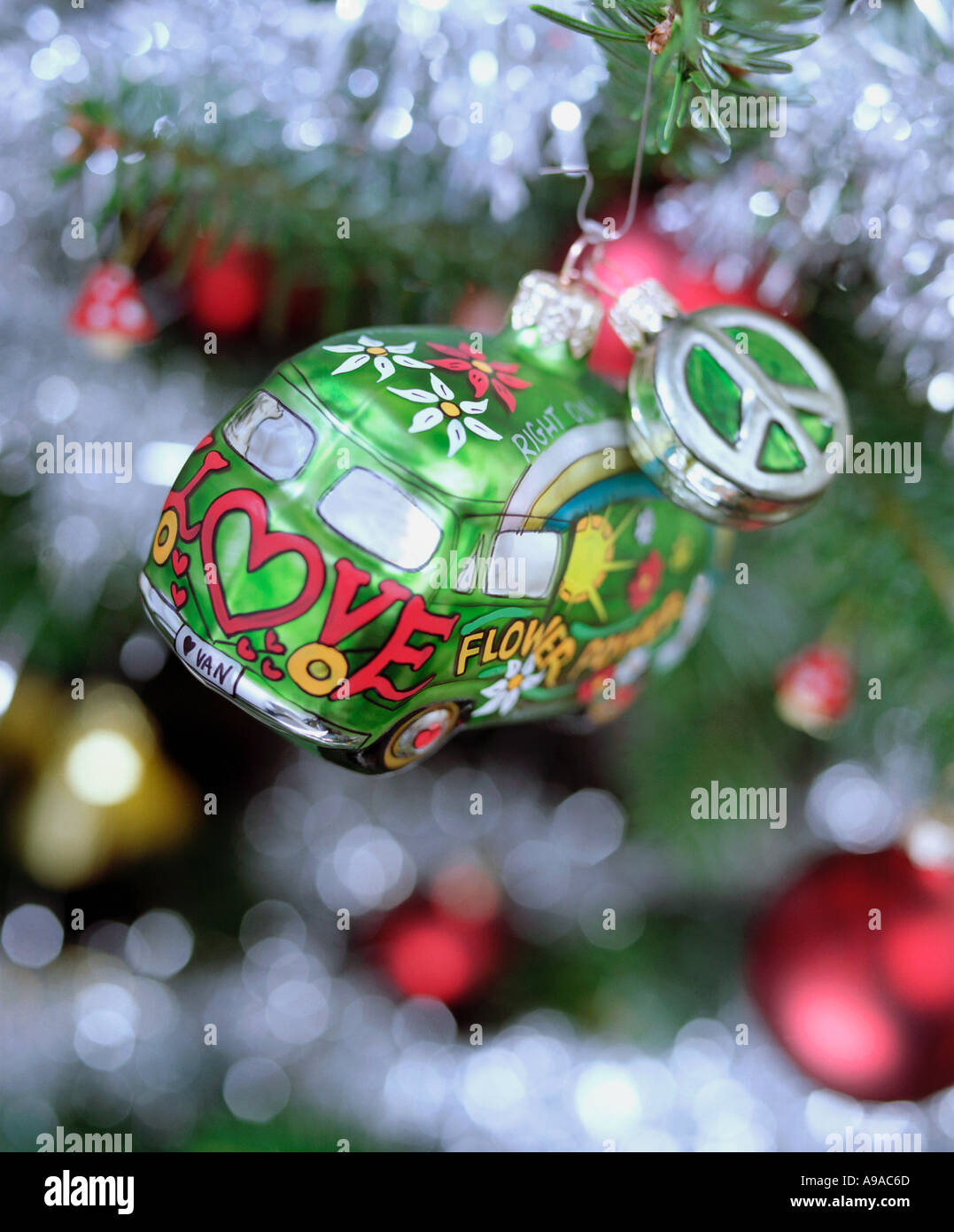 VW Van Christmas decoration Stock Photo - Alamy