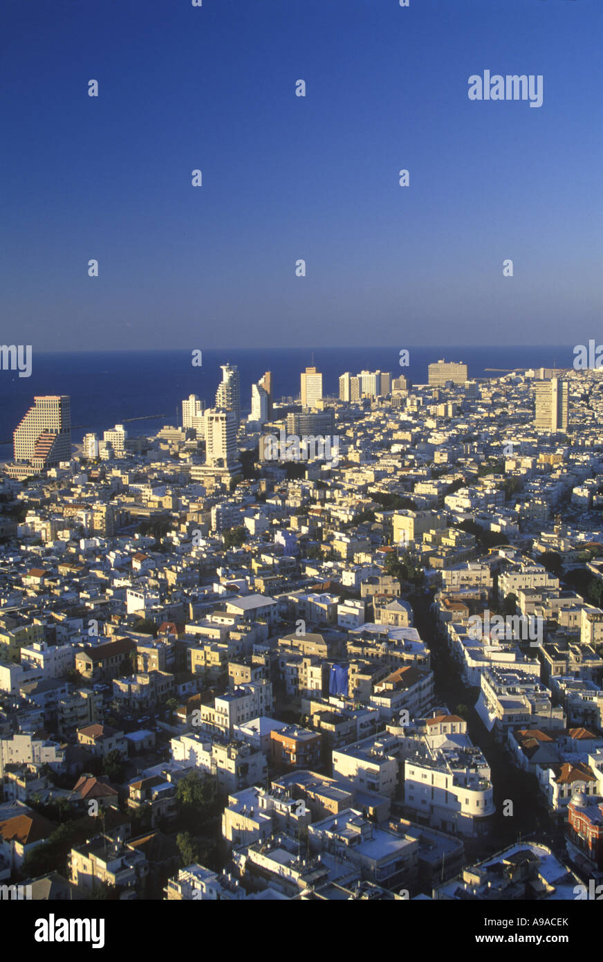 DOWNTOWN SKYLINE TEL AVIV ISRAEL Stock Photo - Alamy