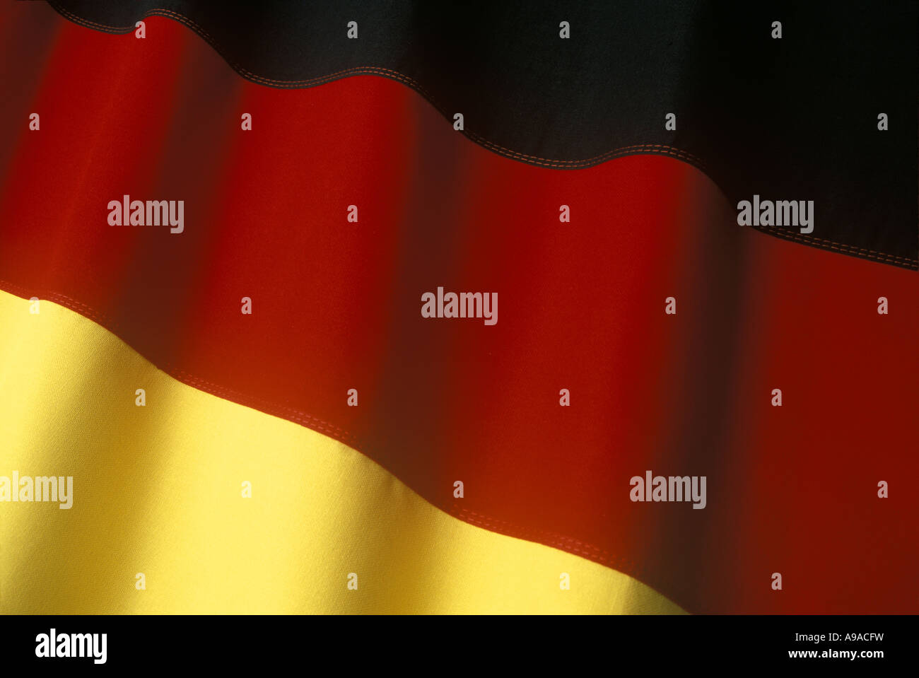FLAG GERMANY MADE OF STITCHED COTTON BUNTING Stock Photo - Alamy