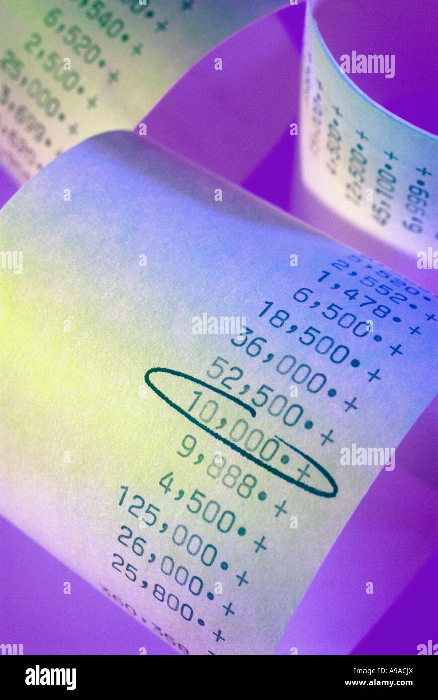 Adding machine hi-res stock photography and images - Alamy