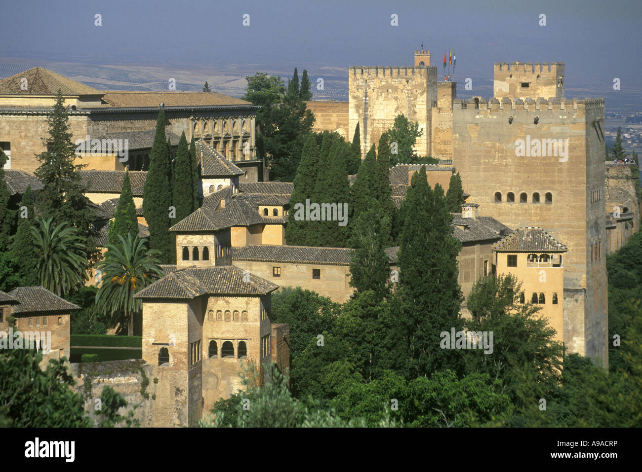 ALHAMBRA CASTLE GRANADA ANDALUSIA SPAIN Stock Photo - Alamy