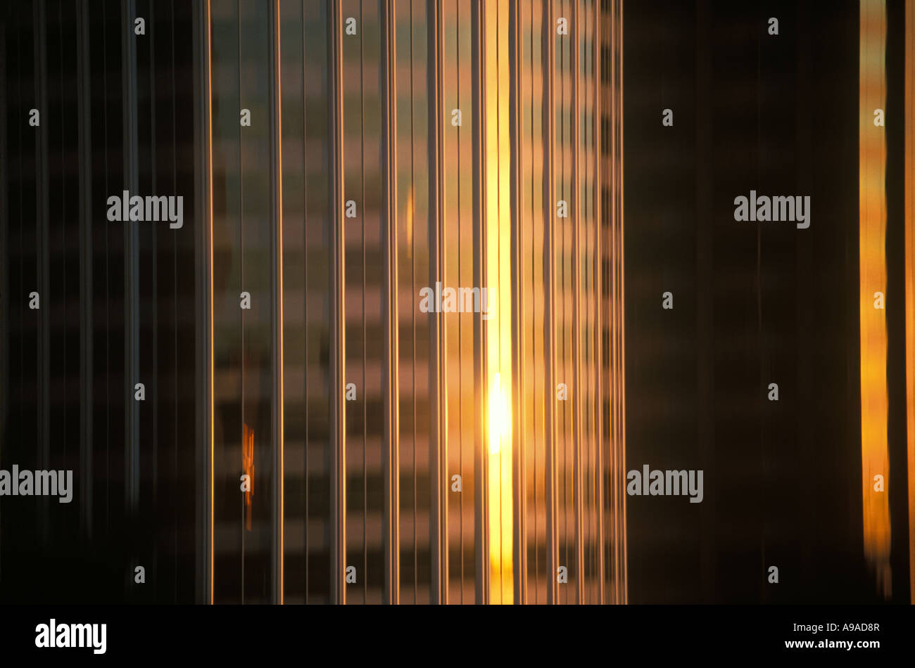 VERTICAL BLUR OF TALL OFFICE BUILDINGS Stock Photo - Alamy