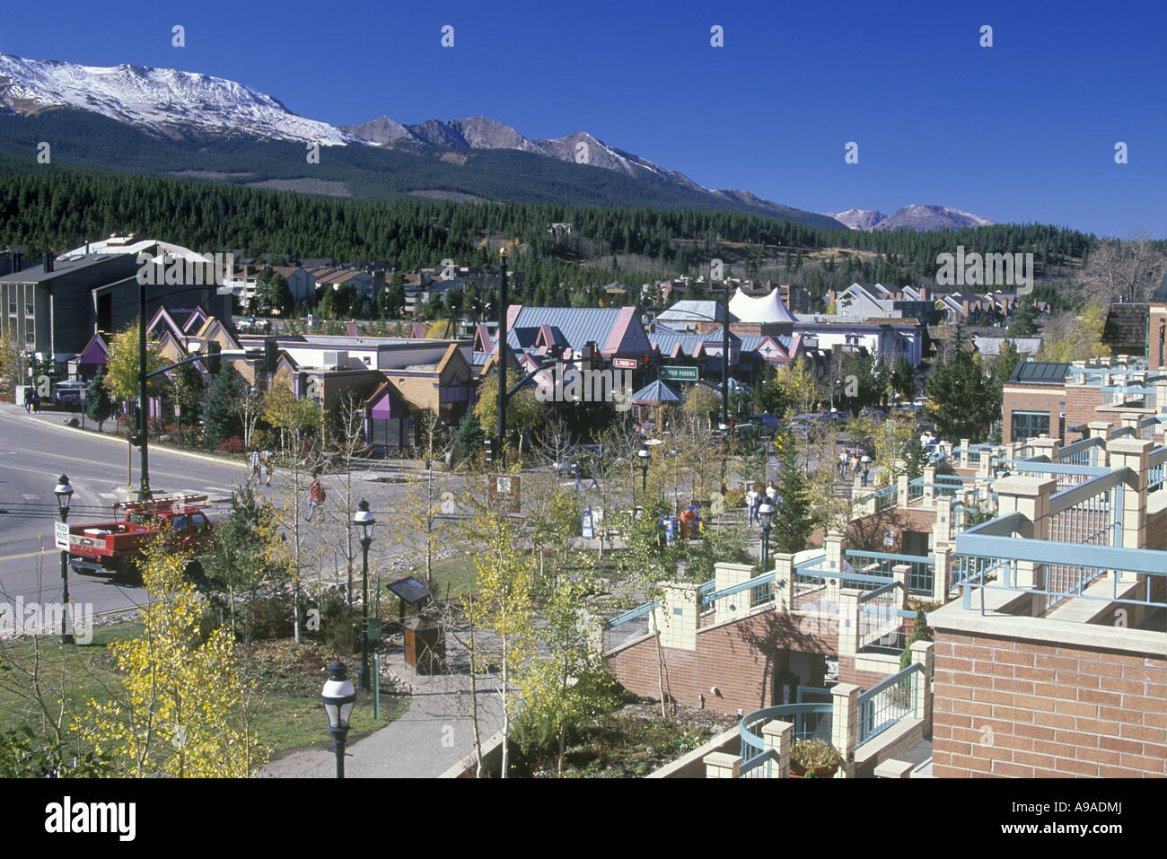 MAIN STREET BRECKENRIDGE COLORADO USA Stock Photo - Alamy