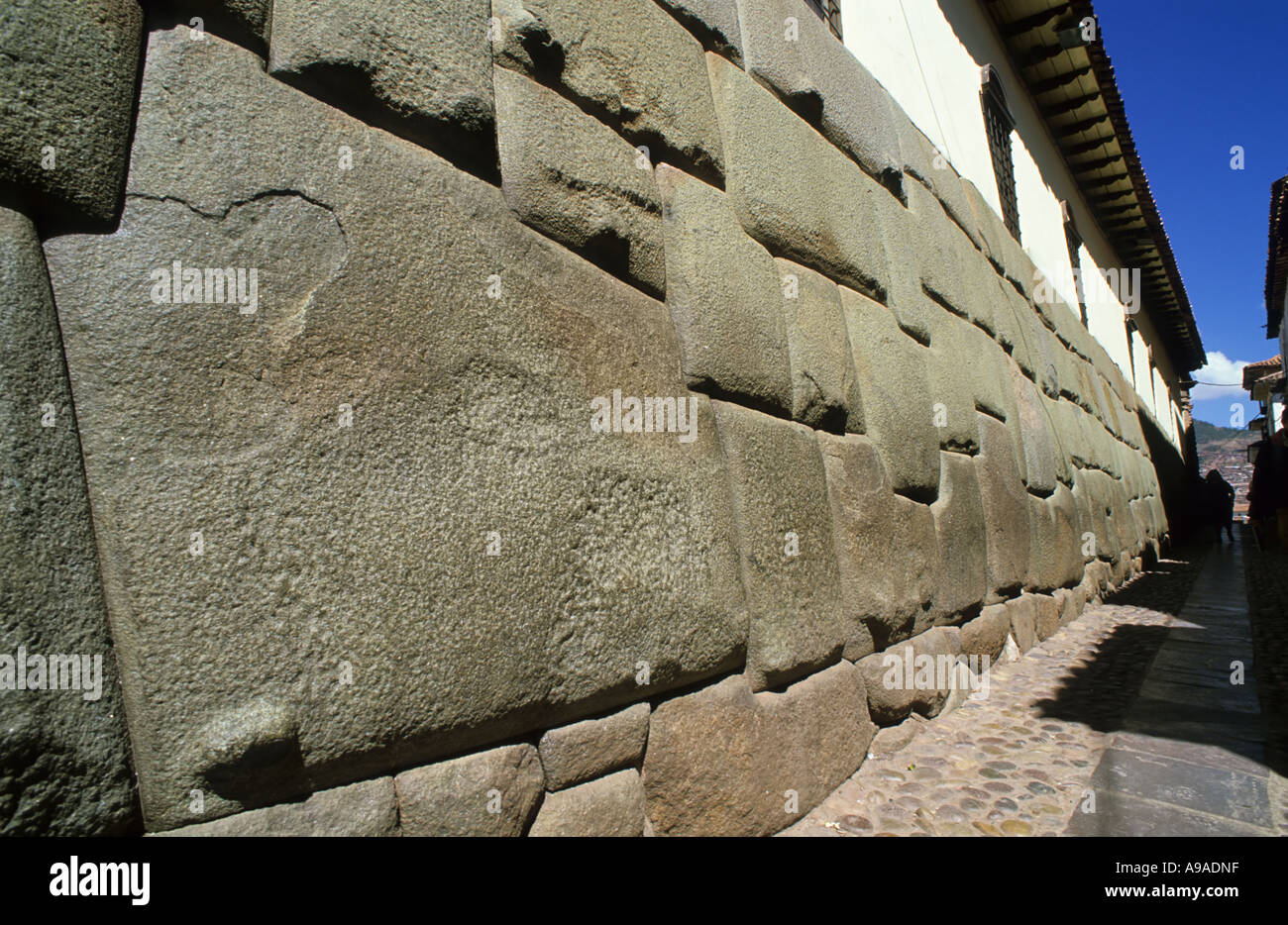 The Twelve Sided Stone in Cusco, Peru Stock Photo - Alamy