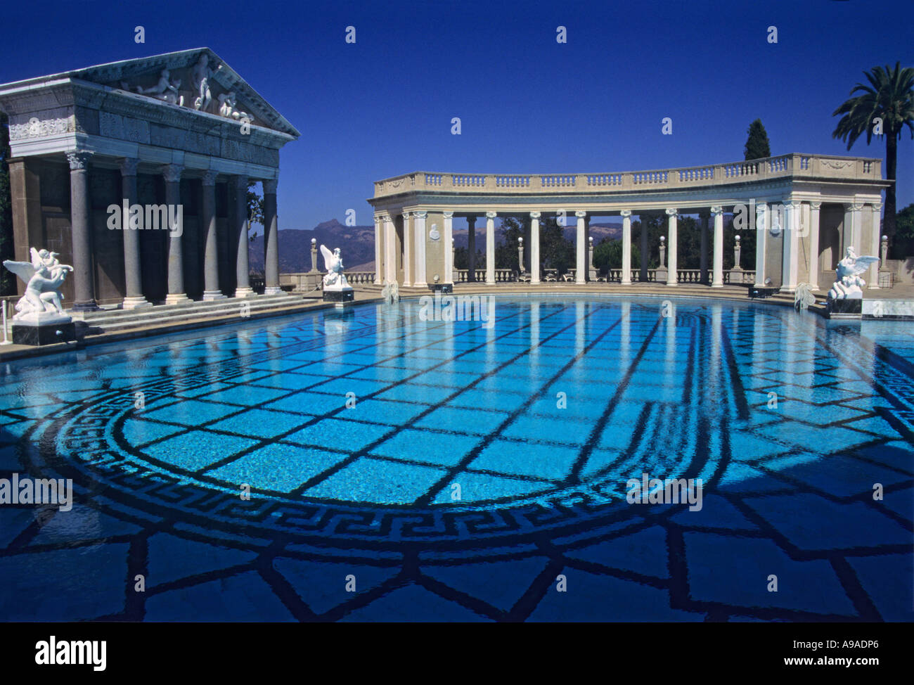 "Neptune Pool, "Hearst Castle", San Simeon Stock Photo - Alamy