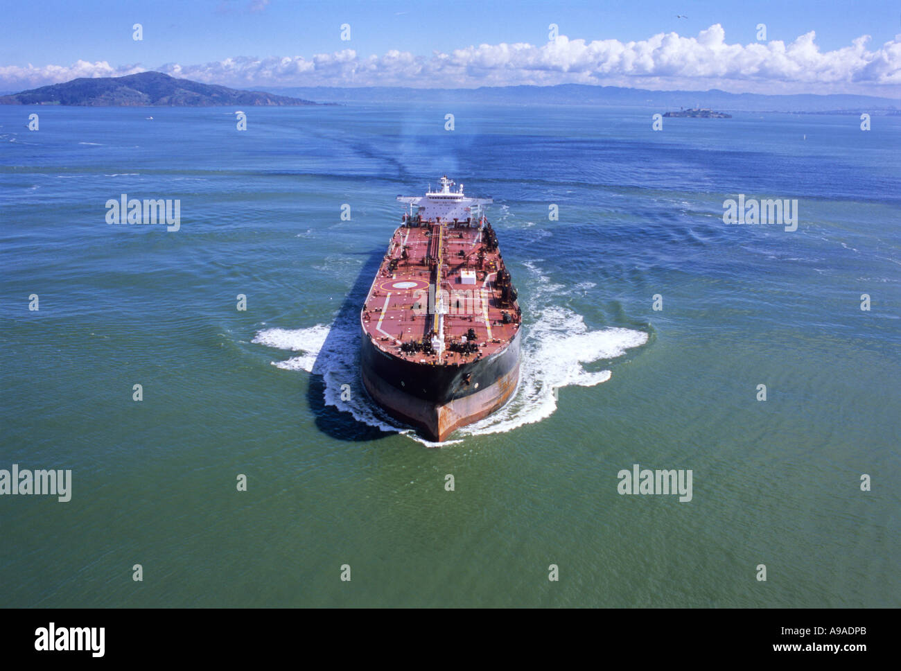 "Oil ^tanker", leaving "San Francisco bay", California Stock Photo - Alamy