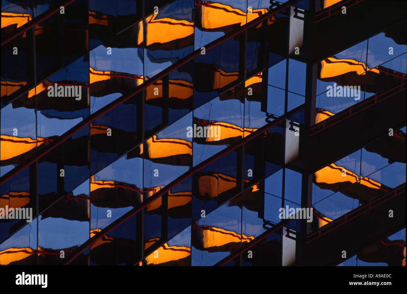 Window reflections San Diego Stock Photo - Alamy