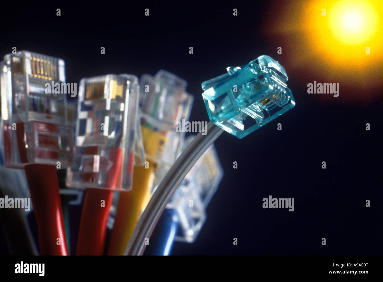 Computer cables hi-res stock photography and images - Alamy