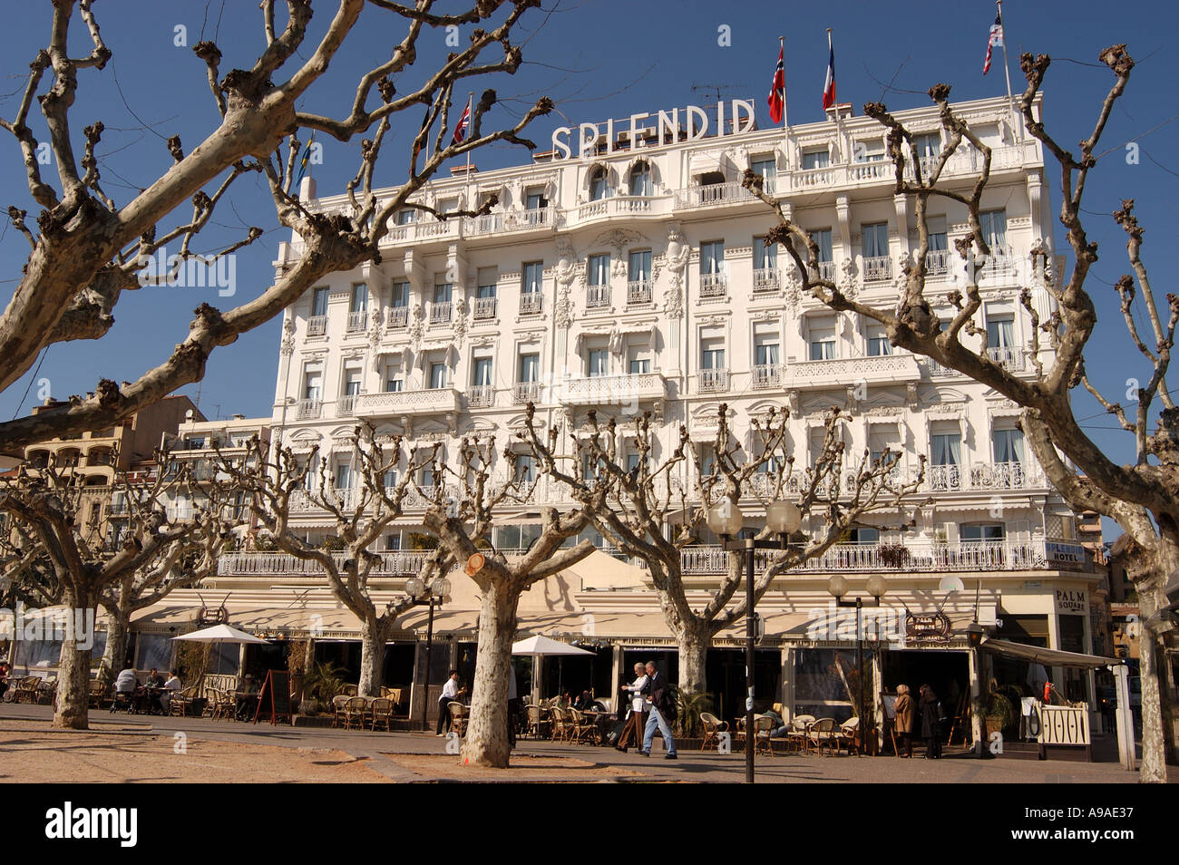 Hotel Splendid Cannes South of France Stock Photo - Alamy