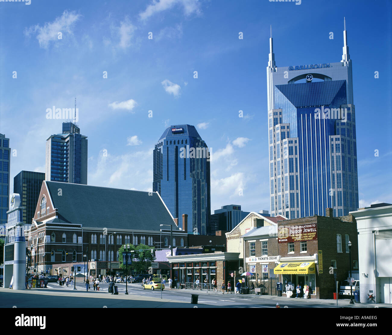 RYMAN AUDITORIUM BROADWAY NASHVILLE TENNESSEE USA Stock Photo - Alamy
