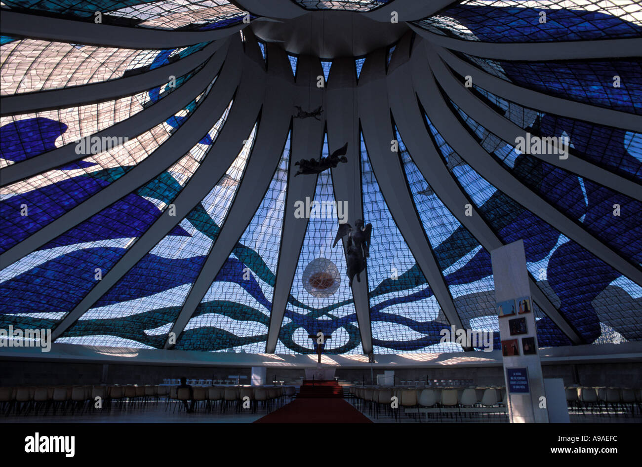BRAZIL Brasilia Neimeyer s classic Cathedral from the sixties Stock ...
