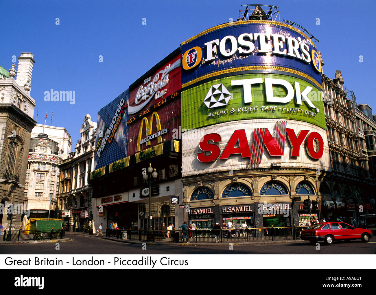 Great Britain London Piccadilly Circus Stock Photo - Alamy