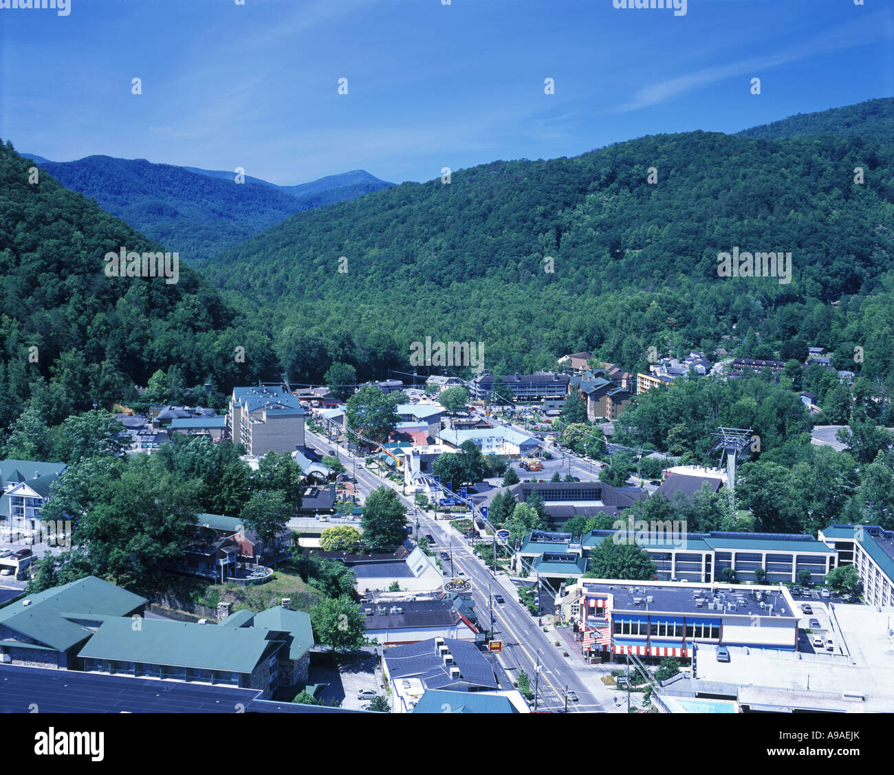 GATLINBURG GREAT SMOKY MOUNTAINS TENNESSE USA Stock Photo - Alamy