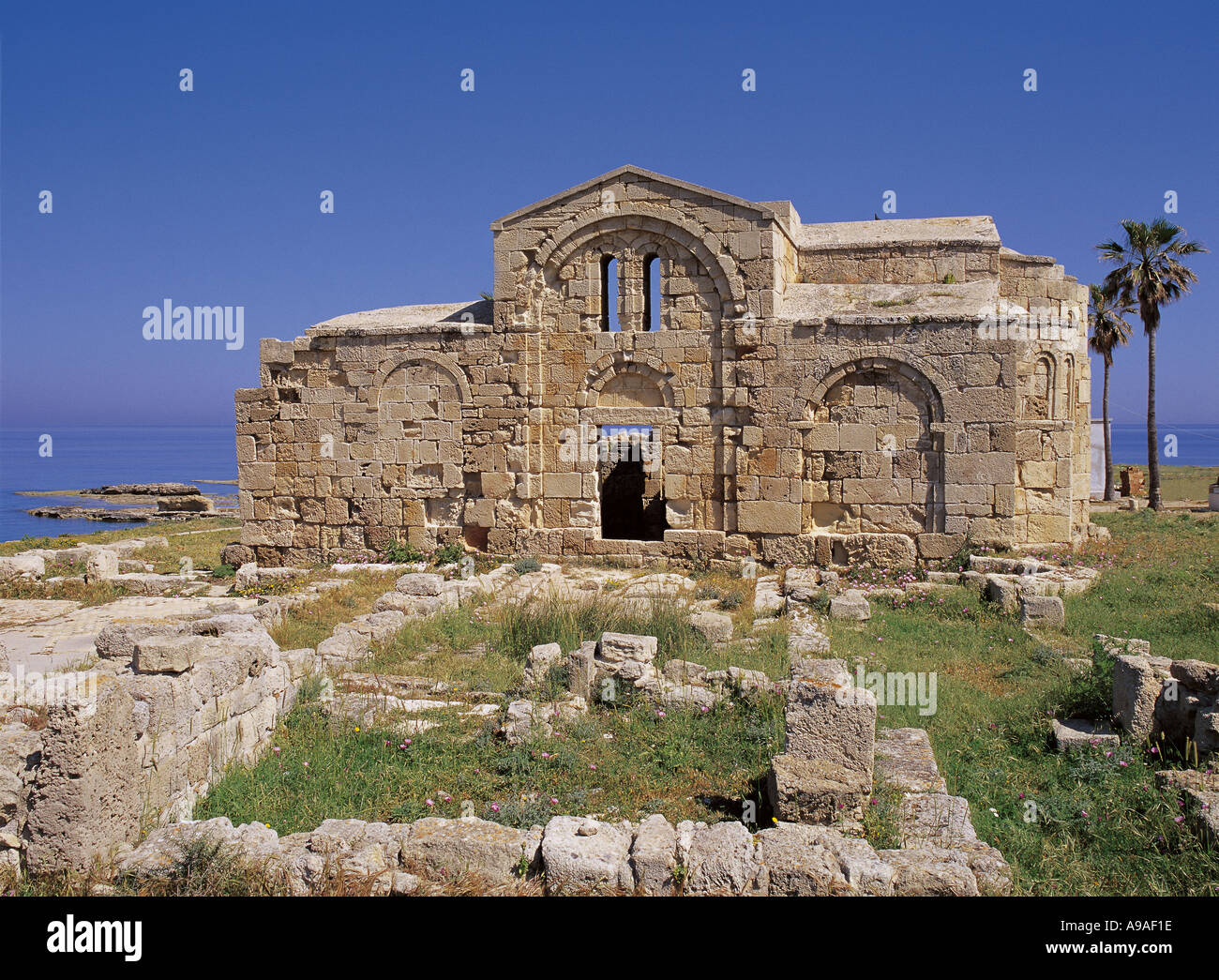 North Cyprus Karpaz Peninsula Ayios Philon Church 10th century ...