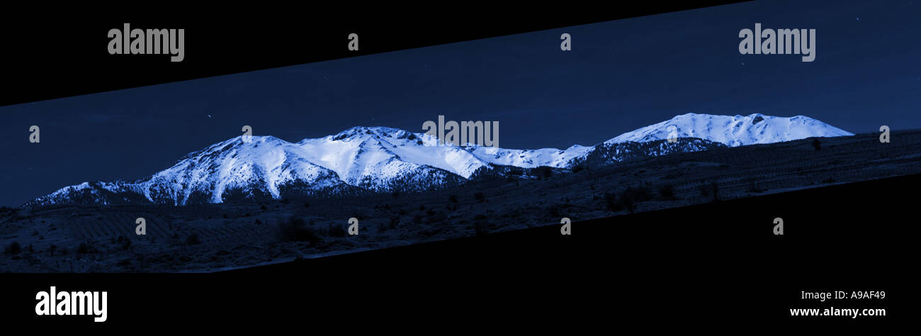 Mount Kilini at night Stock Photo - Alamy