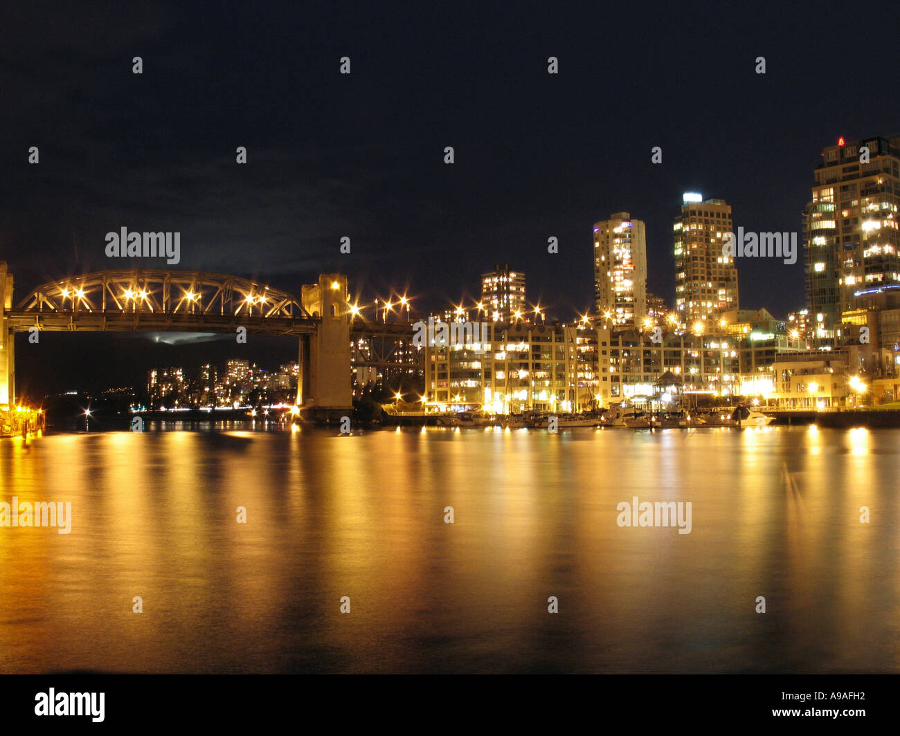 English Bay at Night, Vancouver, BC Stock Photo - Alamy