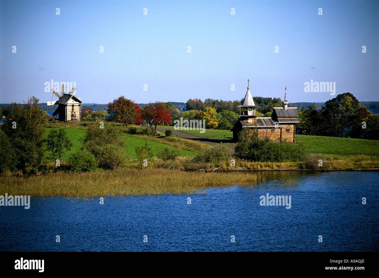 Russia Onega Lake Kiji Island Stock Photo - Alamy