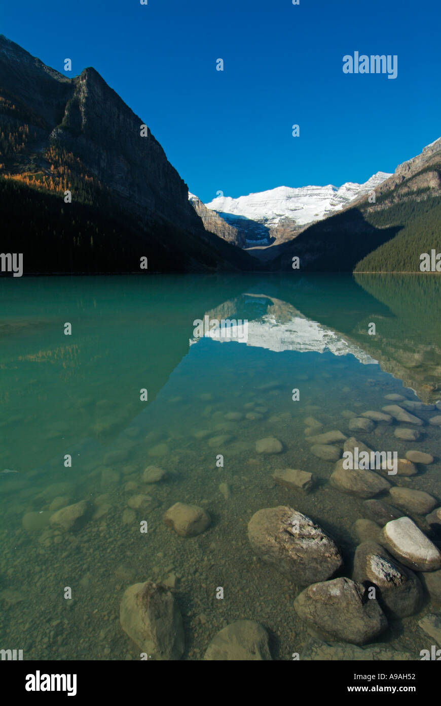 Mount Victoria and glacier around Lake Louise Banff national Park ...