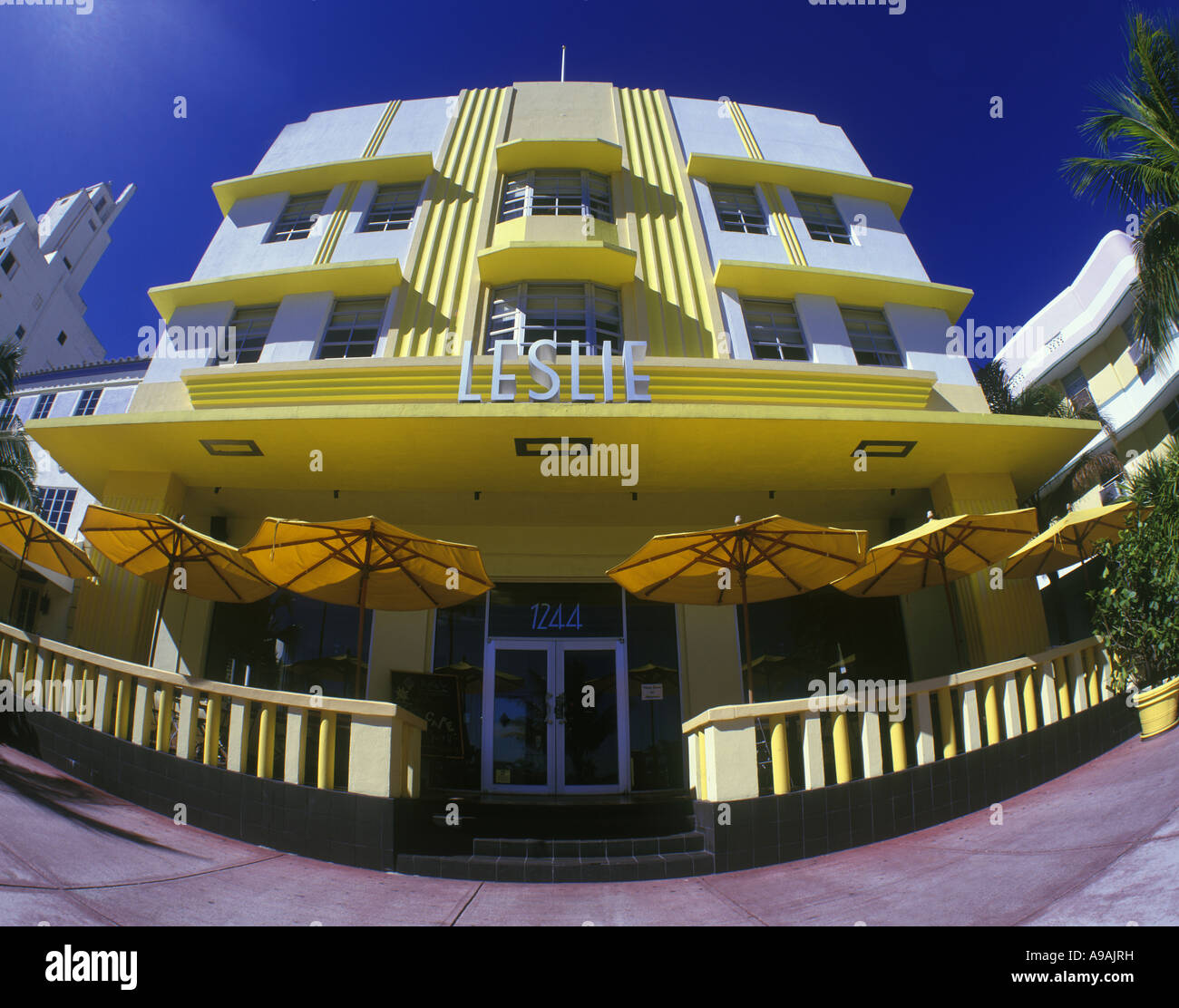 LESLIE HOTEL (© ALBERT ANIS 1937) OCEAN DRIVE SOUTH BEACH MIAMI BEACH ...