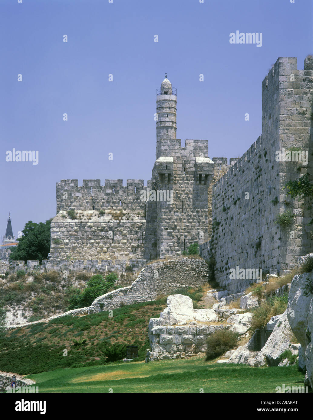 DAVID’S TOWER CITADEL OLD CITY JERUSALEM ISRAEL Stock Photo - Alamy