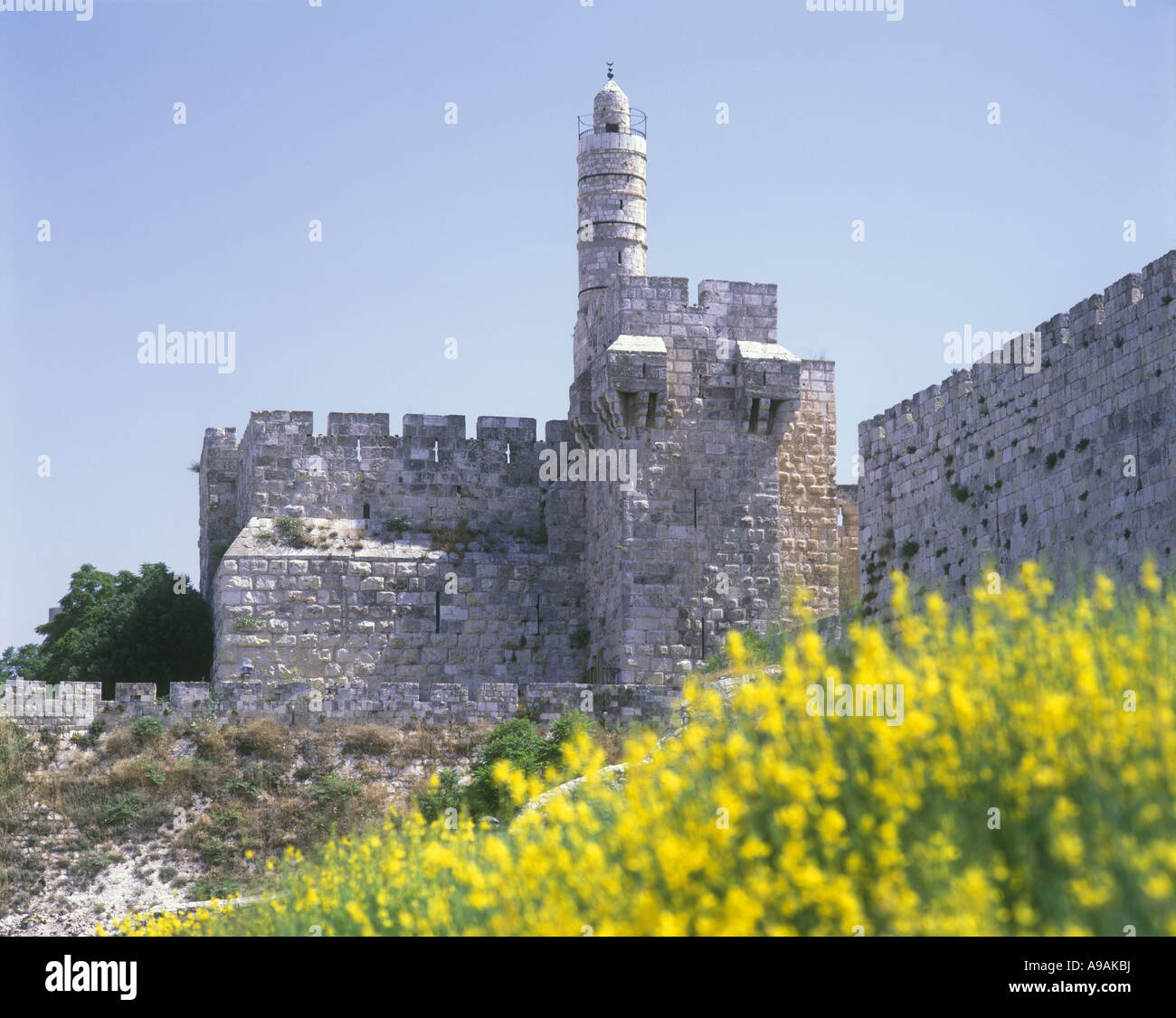 DAVID’S TOWER CITADEL OLD CITY JERUSALEM ISRAEL Stock Photo - Alamy